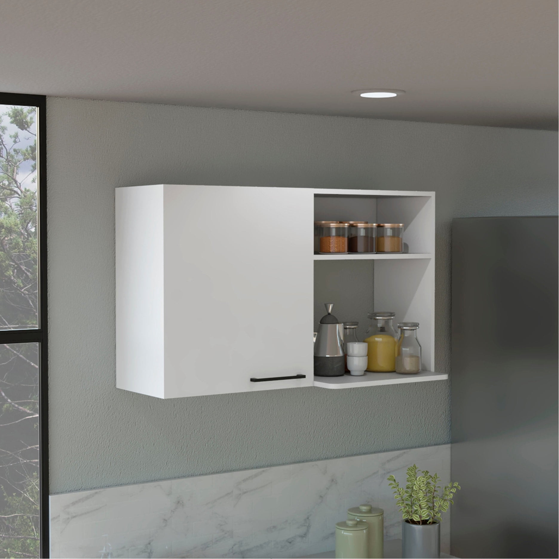 Stackable Wall Storage Unit | Store Kitchen Essentials, One - Door ...