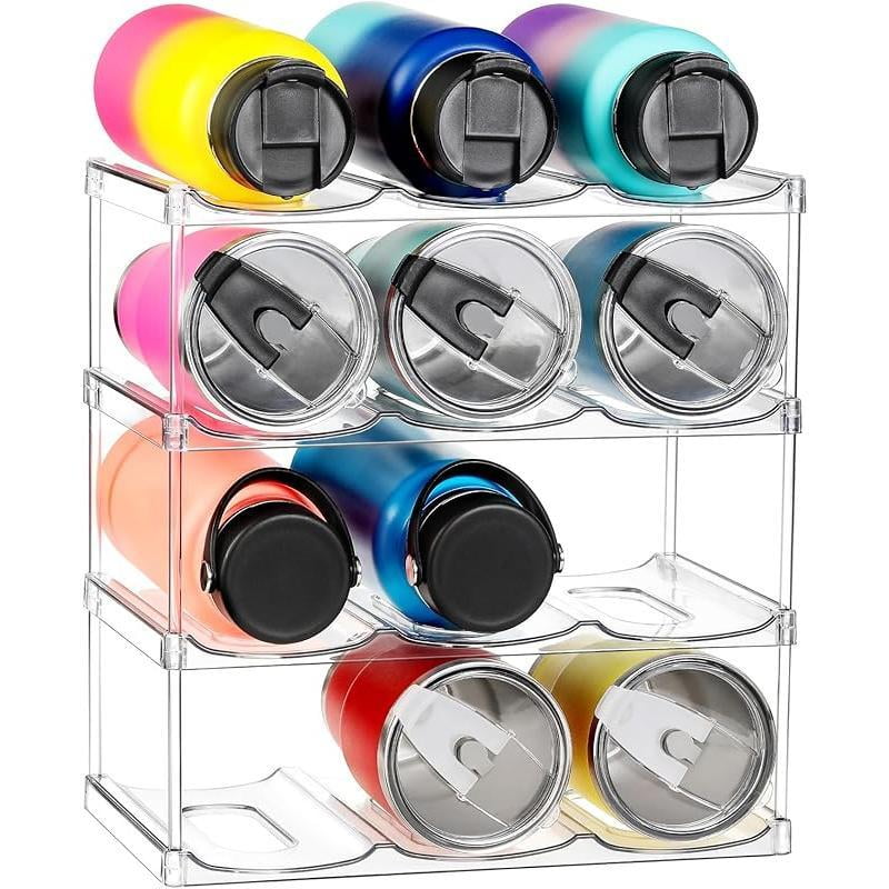 Stackable Water Bottle Organizer Holder - for Stanley & Others' Large ...