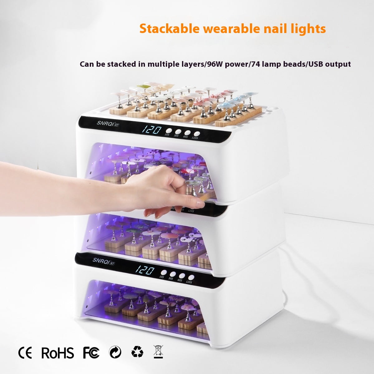 Stackable Wearable Armor Dedicated Hot Lamp 92W High Power UV Lamp ...