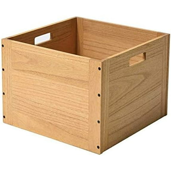Stackable Wood Storage Cube /Basket/ Bins Organizer for Home Books ...