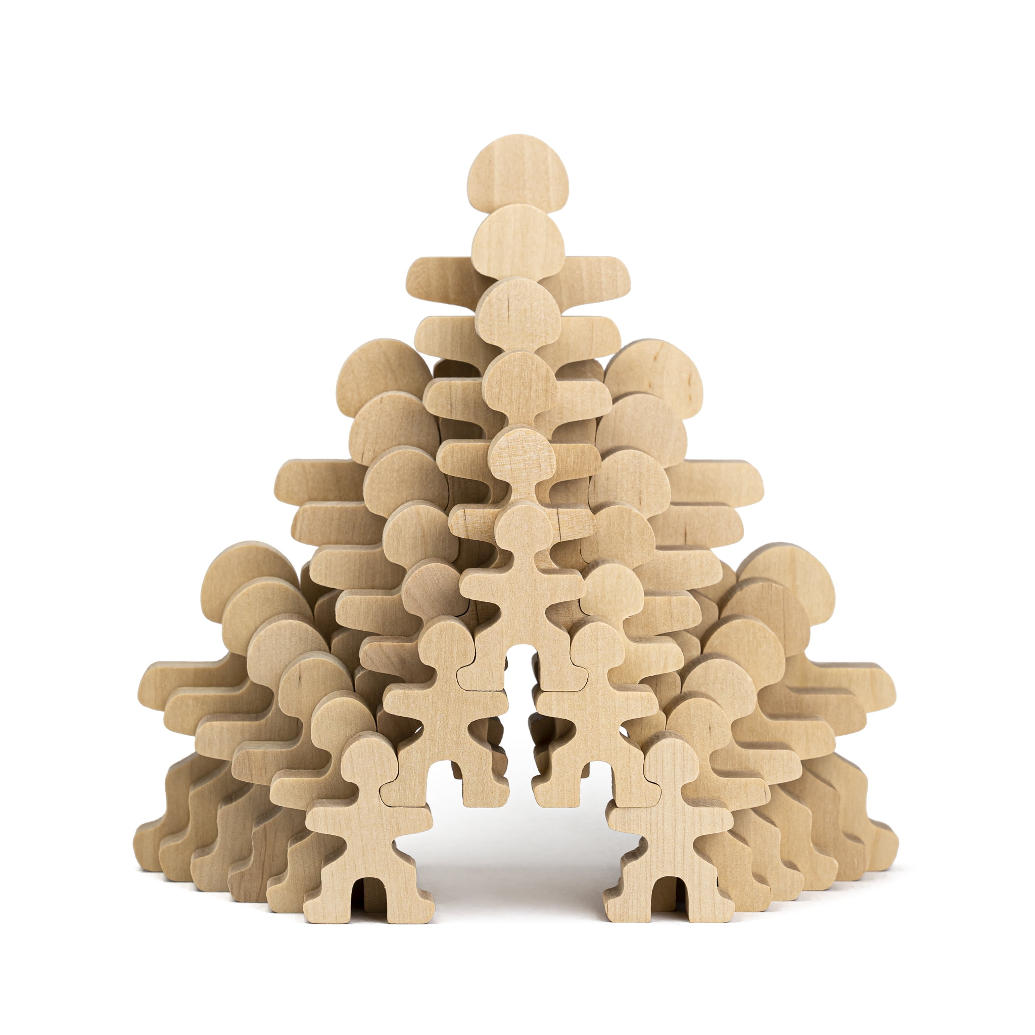 Stackable wooden balance puzzle Flockmen Family set (30 pcs) - Walmart.com