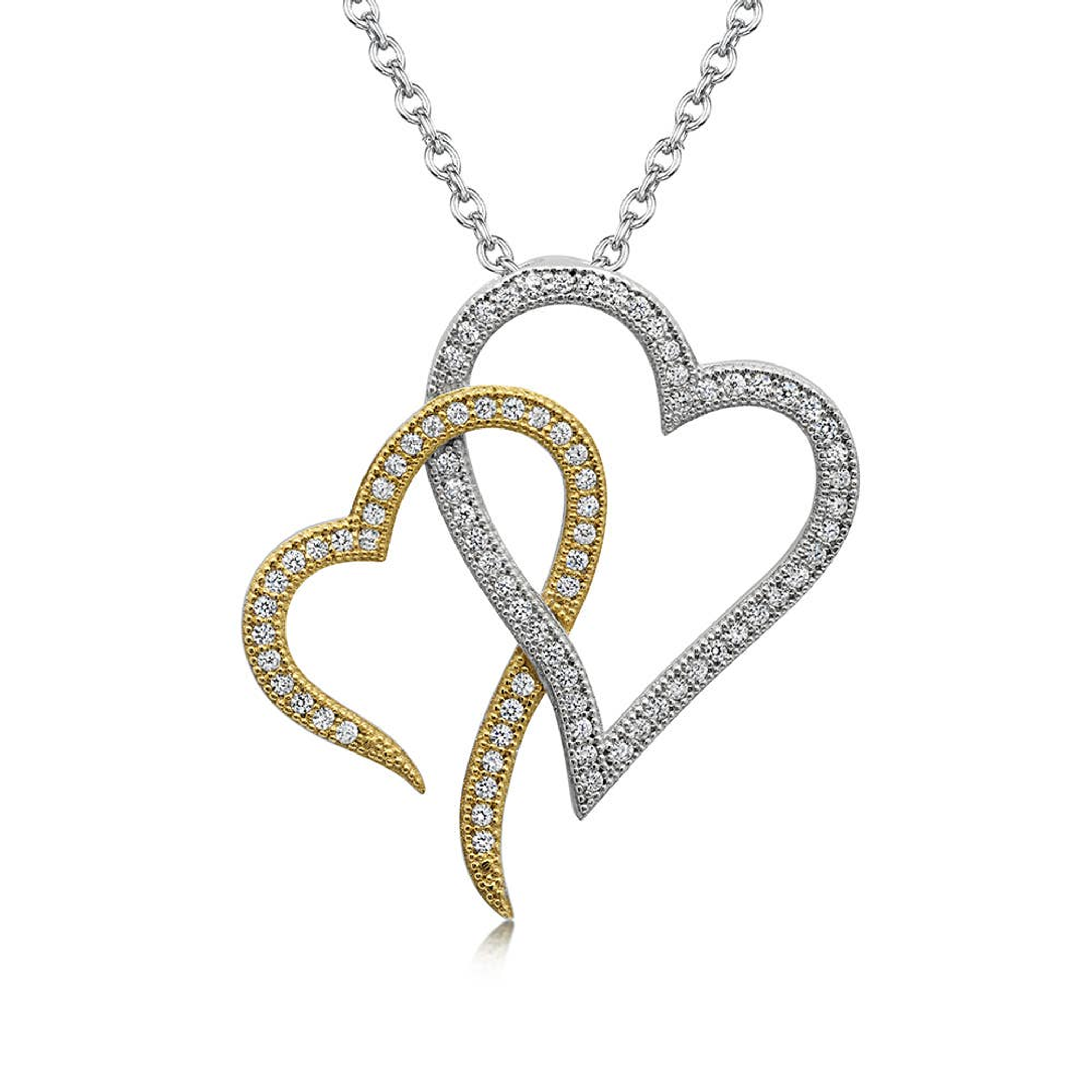 Stacked Heart Pendant[ XP-0237 ] - Walmart.com