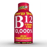 Stacker 2 B12 Energy Shot, Acai Pomegranate, Immunity Boost, 2 Fl Oz ...