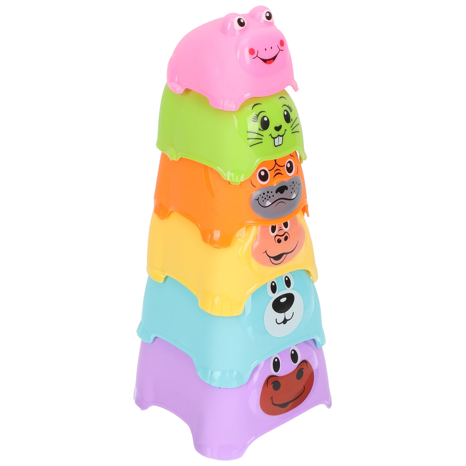 Stacking Bath Cups Toddler Blocks Kid Toys for Kids Shower Nesting Animal Baby Child - Walmart.com