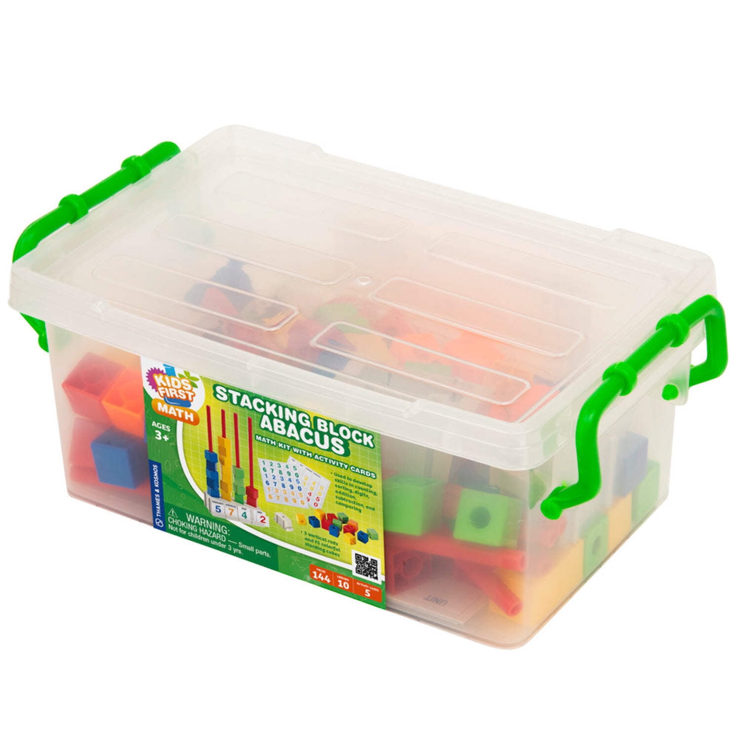 Stacking Block Abacus Math Kit with Activity Cards (Other) - Walmart.com