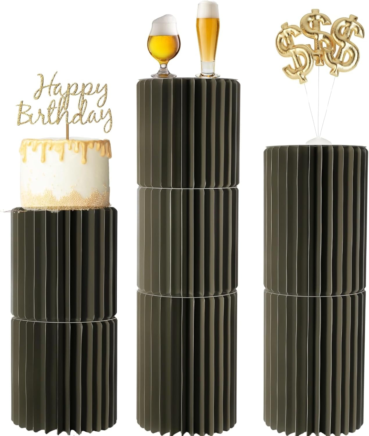 Stacking-Block Design Cake Stands for Party, Customizable Height ...