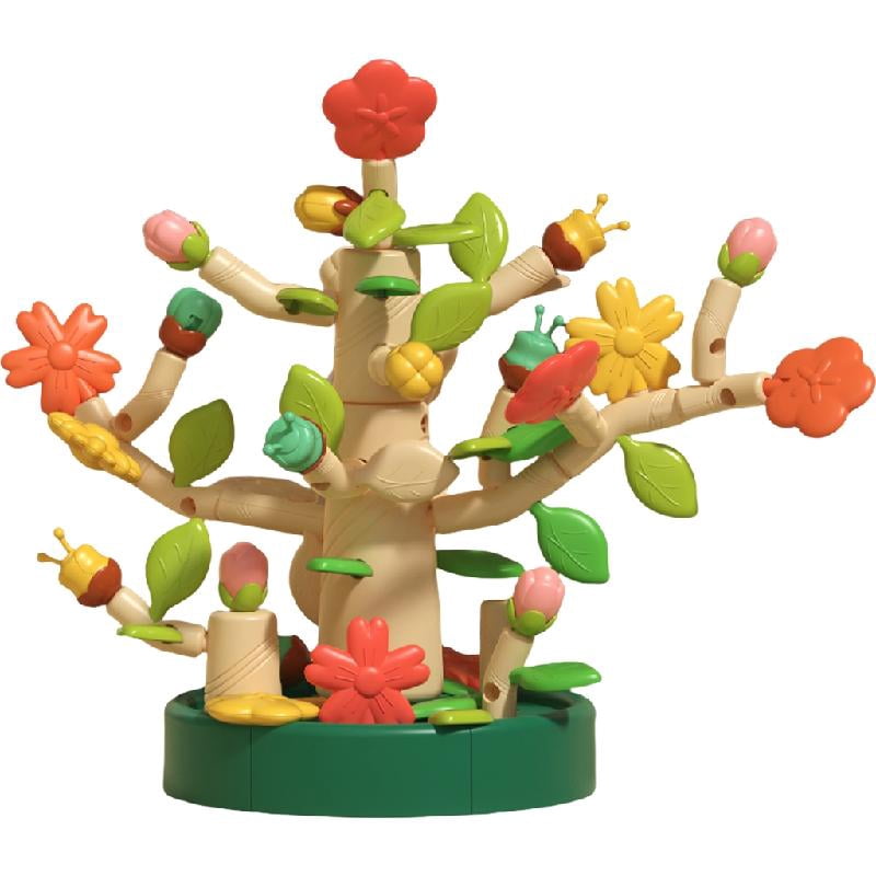 Stacking Blocks Flower Garden Building Toy Kids Party Favor Supplies ...