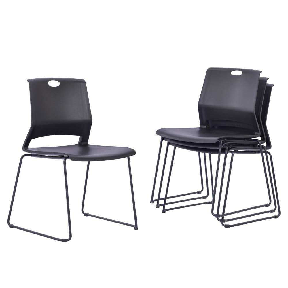 Stacking Chairs Stackable Plastic Guest Chairs for Conference Room ...
