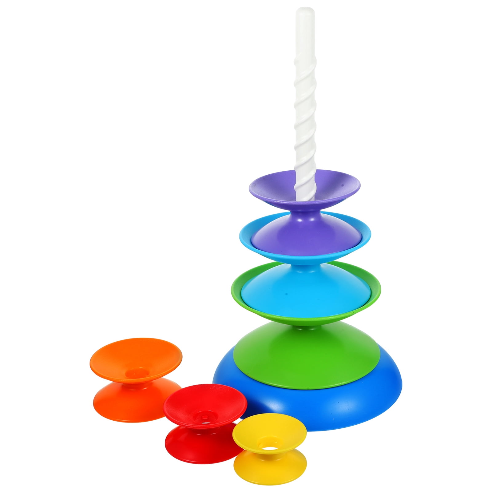 Stacking Circle Toy Rainbow Wheel Memory Improvement Child - Walmart.com
