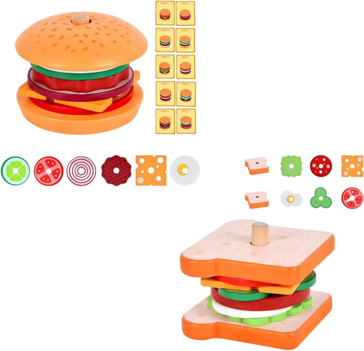 Stacking Food Toy Set - Walmart.com