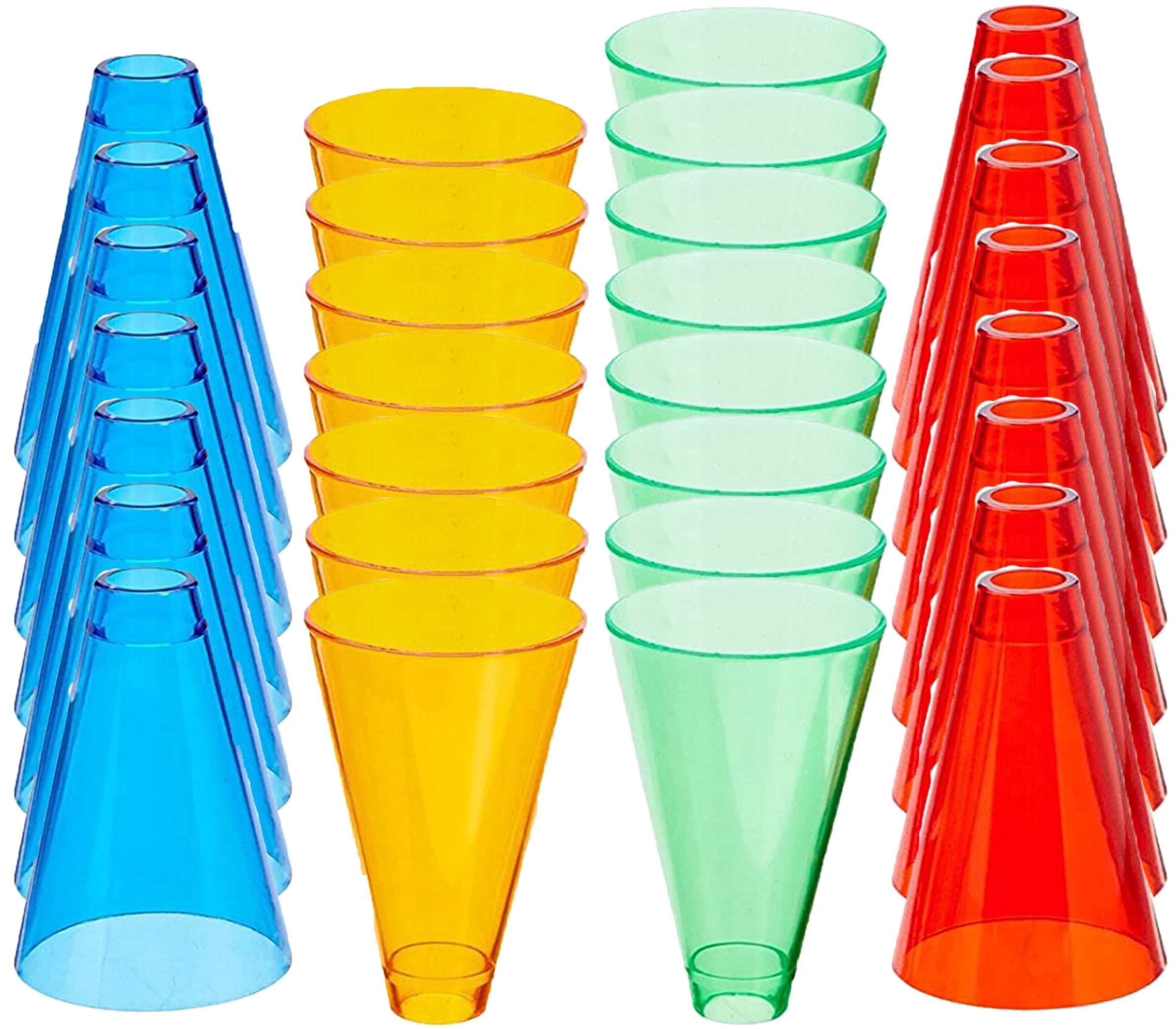 Stacking Hand Cones with Plastic Base, Set of 30 - Walmart.com