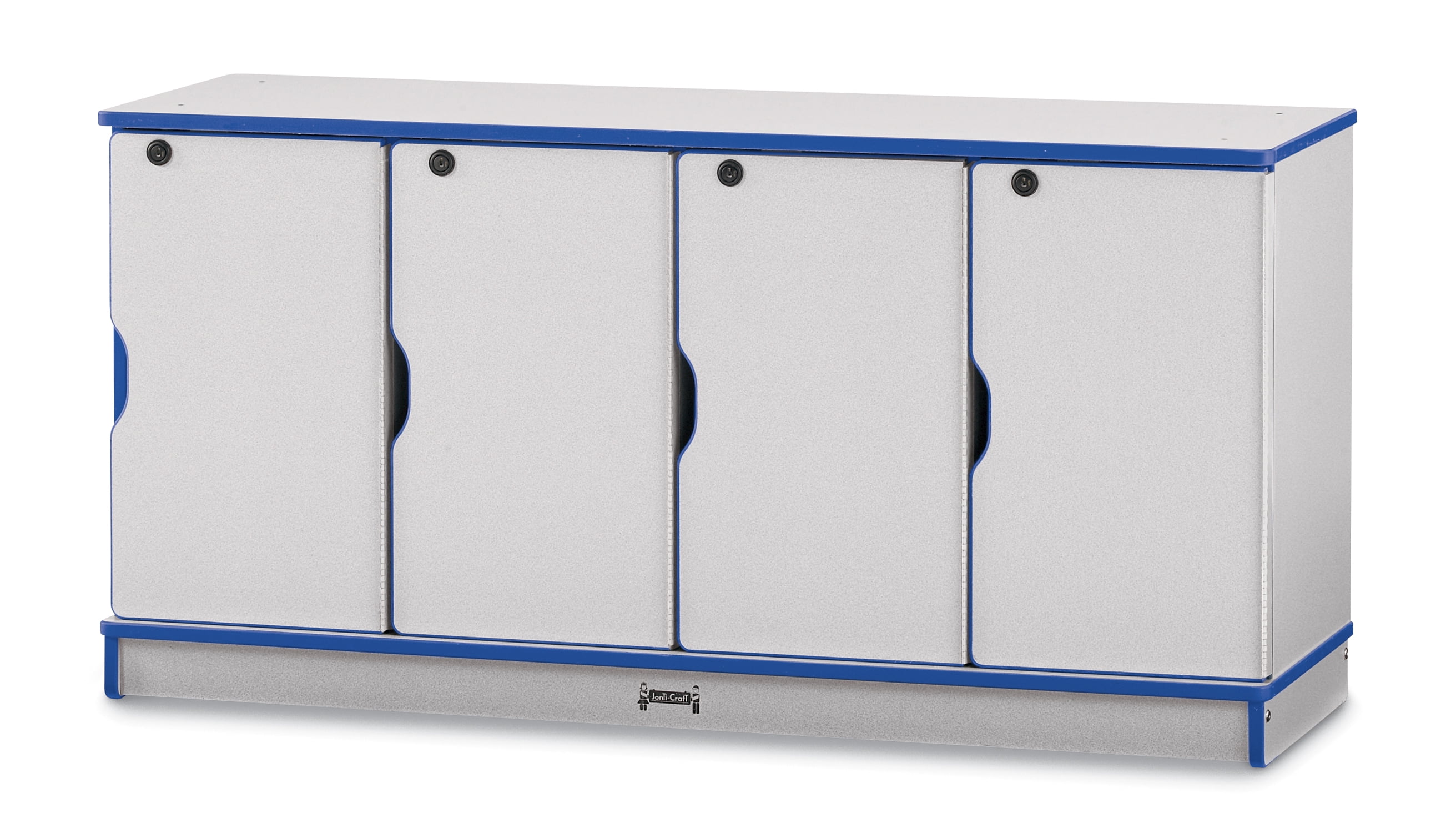 Stacking Lockable Lockers - Single Stack - Blue - Walmart.com