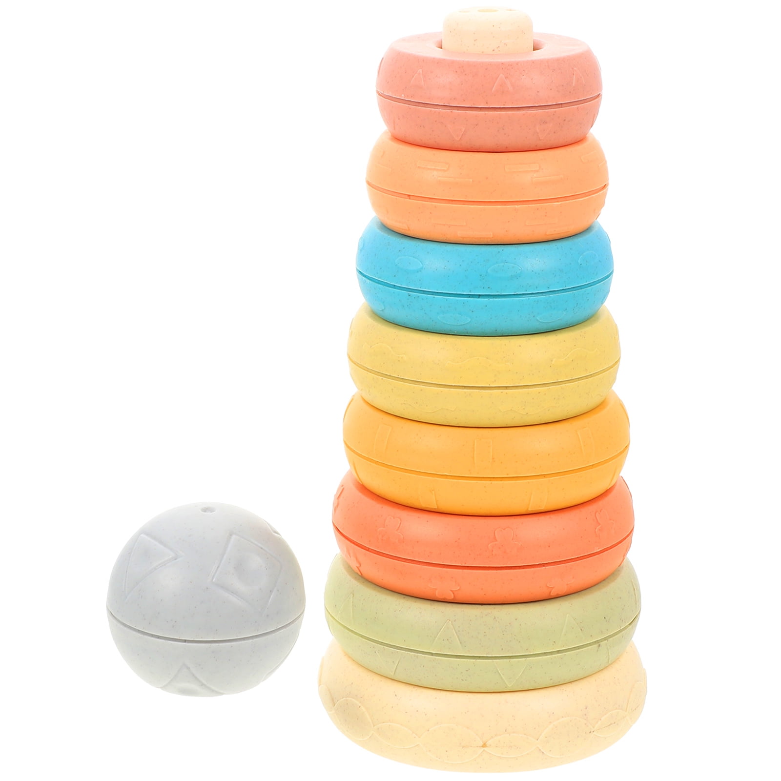 Stacking Ring Early Education Toys Stackable Rings Childrens Kid ...