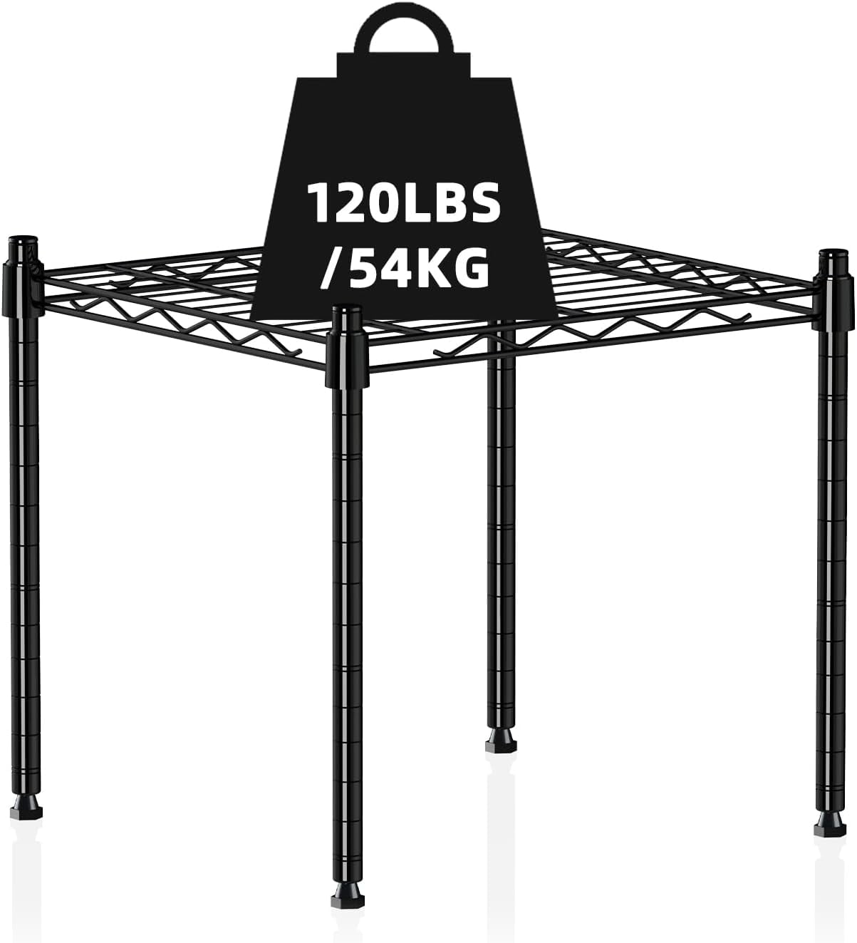 Stacking Shelf Adjustable, Stackable & Expandable, Heavy Duty Storage ...