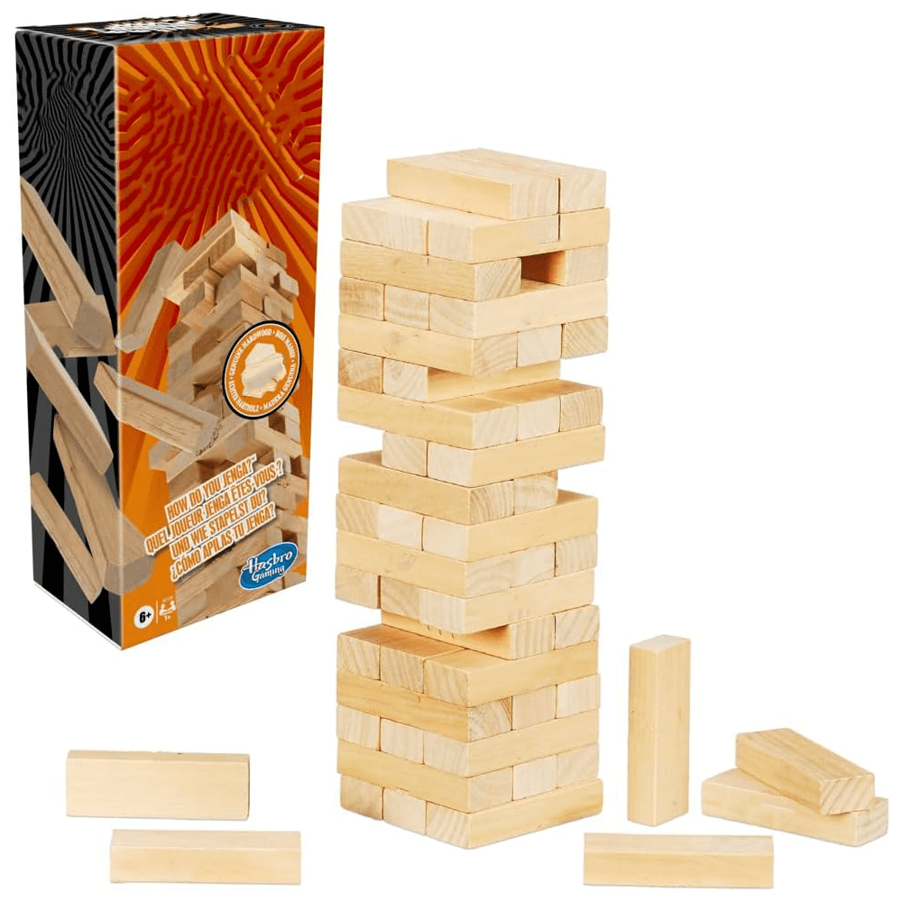 Stacking Tower Game,Classic Game with Genuine Hardwood Blocks for More ...