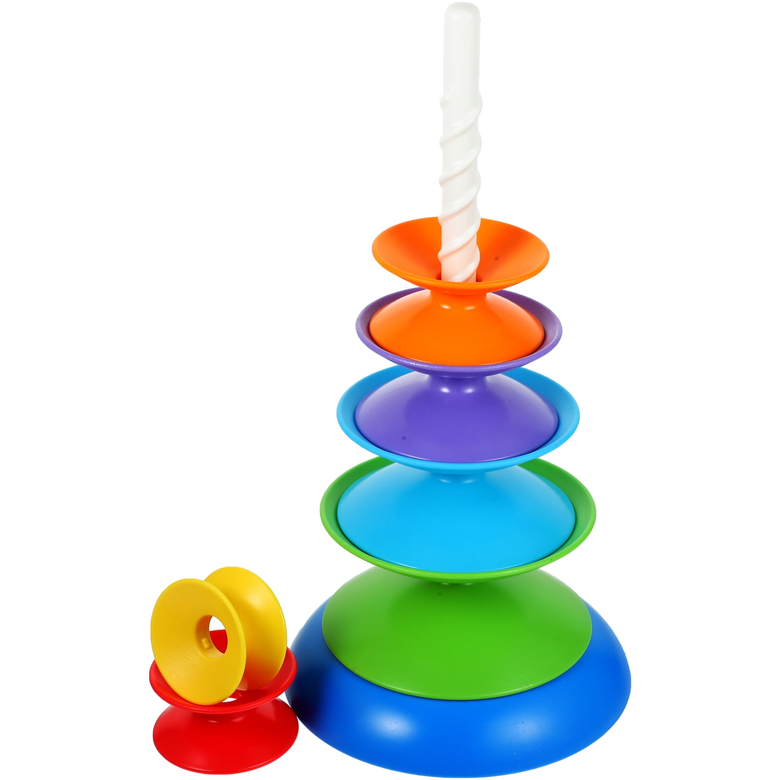 Stacking Toy Baby Balancing Game Kids Rainbow Wheel Child Colorful ...