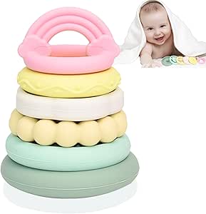 Stacks of Circles Stacking Ring, Stacking Rings Baby Toy, Toddler ...
