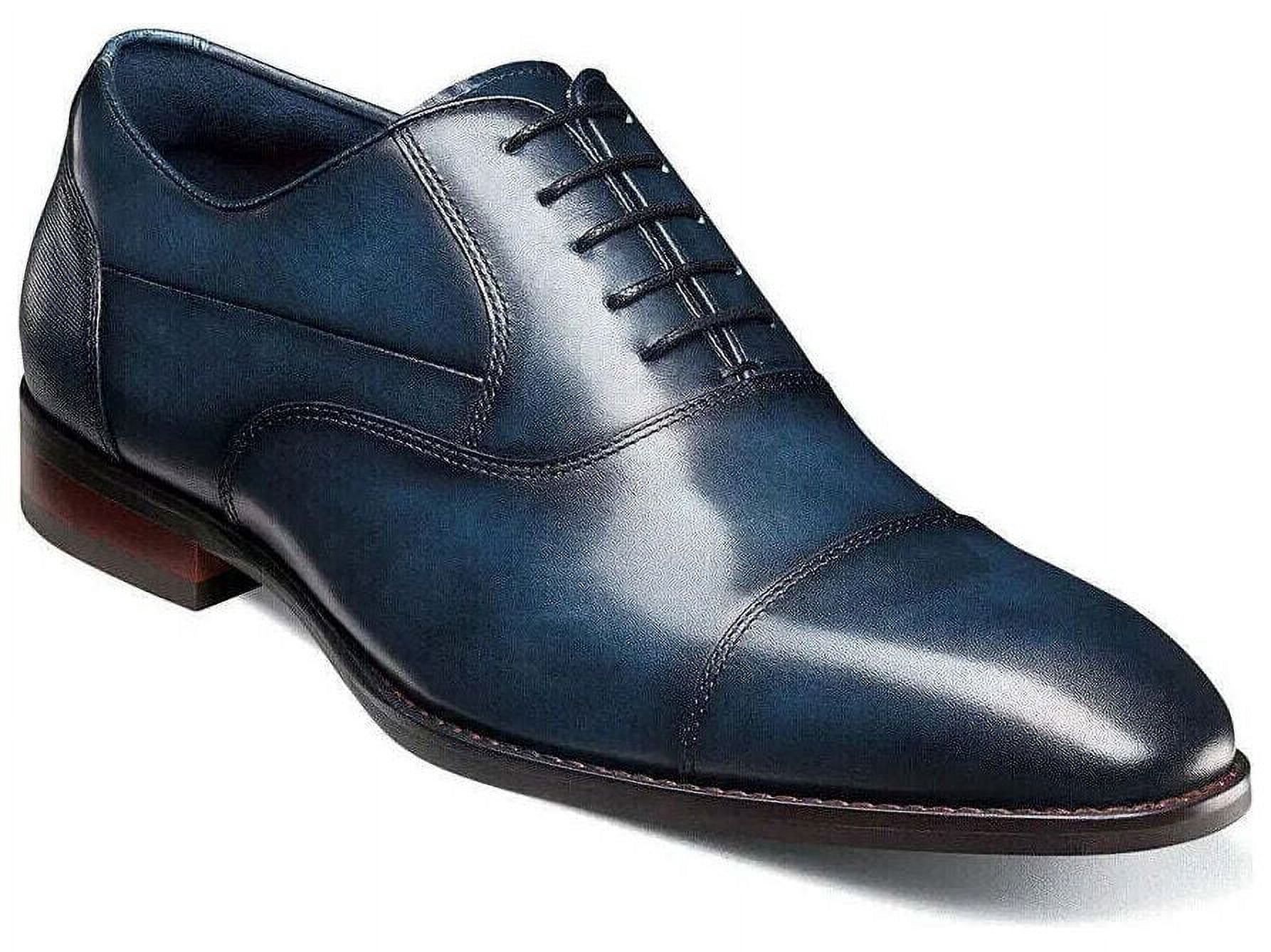 Stacy Adams Kallum Cap Toe Oxford Men's Shoes Navy 25568-410 - Walmart.com