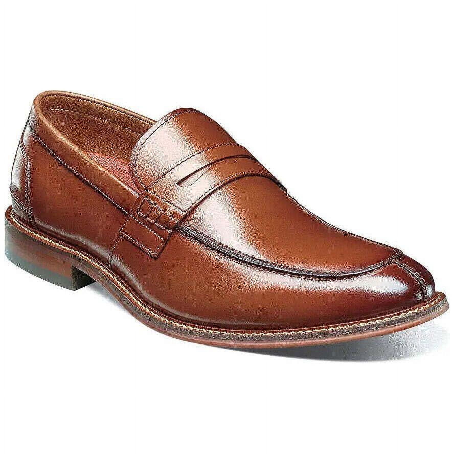 Stacy Adams Marlowe Algonquin Moc Toe Penny Slip On Cognac Leather ...