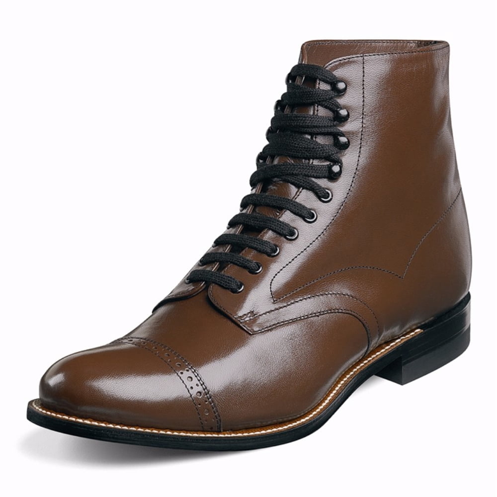 Stacy Adams Men's Madison High top Boot Brown Biscuit Leather 00015-02 ...