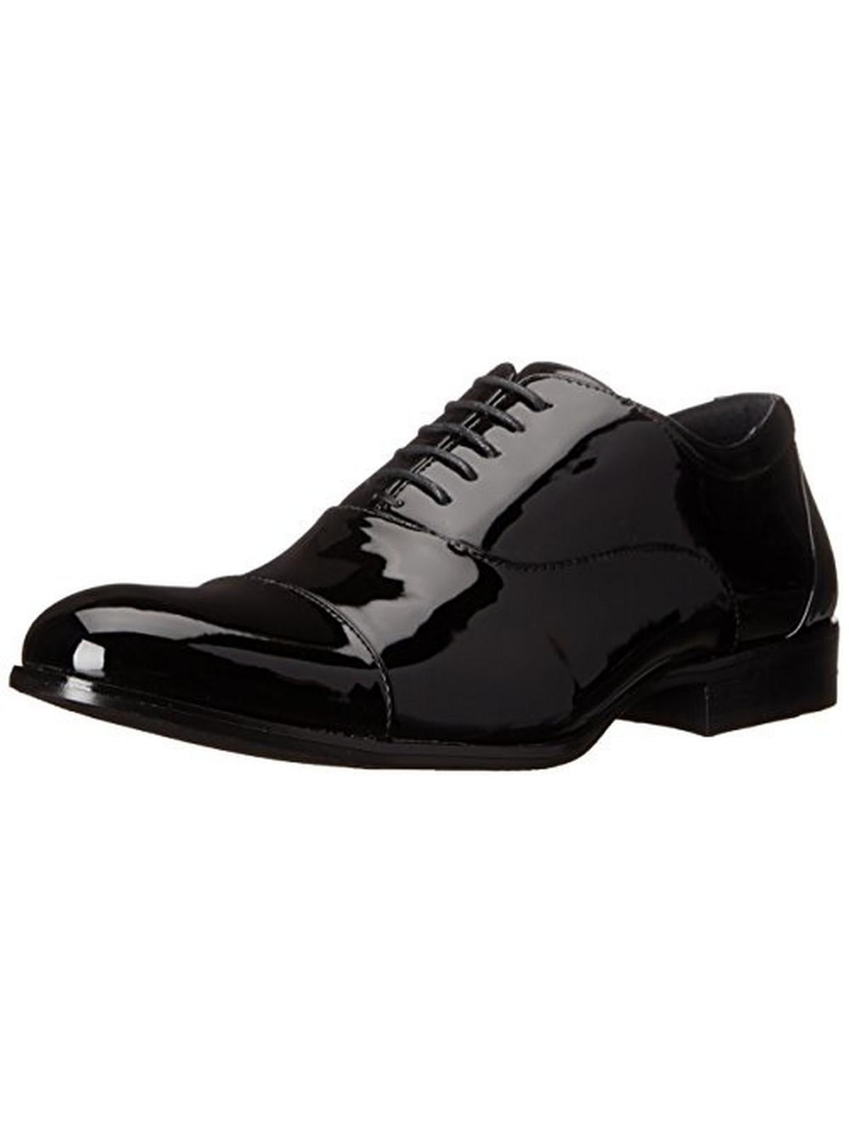 Stacy Adams Mens Gala Patent Cap Toe Oxfords - Walmart Business Supplies