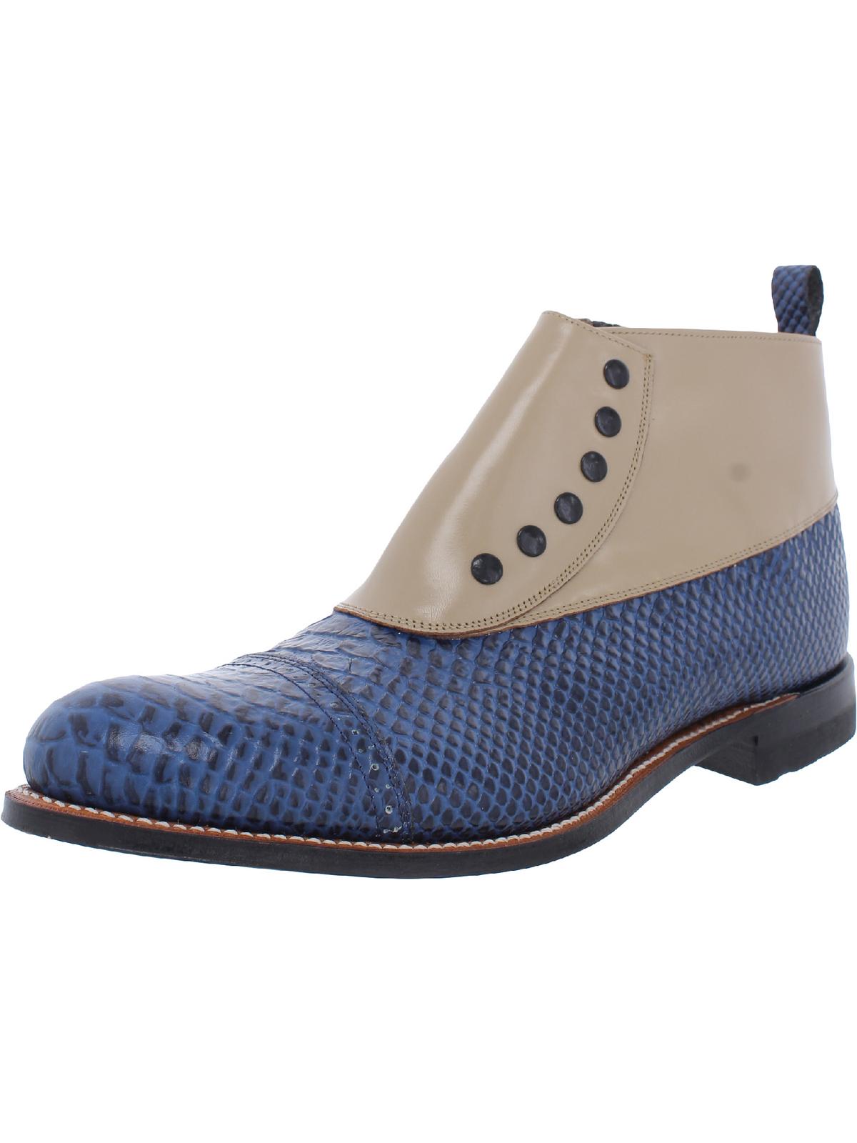 Stacy Adams Mens Madison Leather Embellished Derby Shoes - Walmart.com