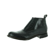 Men Stacy Adams Boot Madison Black White Biscuit Toe Zipper 00026-111 ...