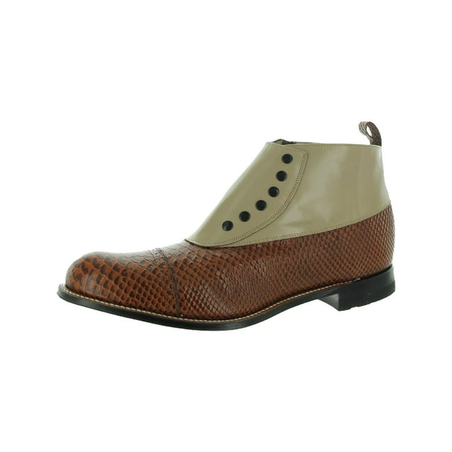 Stacy Adams Mens Madison Leather Embellished Derby Shoes - Walmart.com