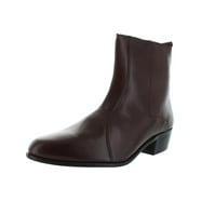 Men Stacy Adams Boot Madison Black White Biscuit Toe Zipper 00026-111 ...