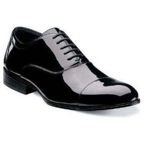 Stacy Adams Mens Tuxedo Shoes Gala Black Patent Leather lace up 24998-004 - Walmart.com