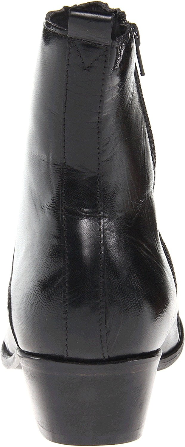 Men's Stacy Adams Santos Side Zip Boot Soft Leather Black 24855-001 ...