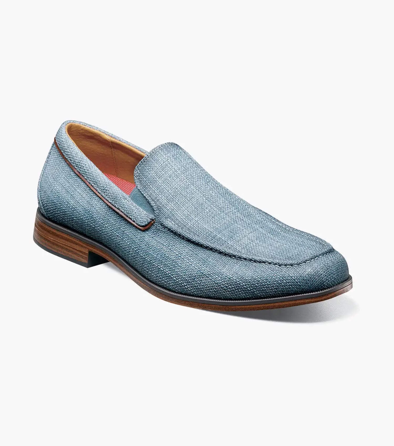 Stacy Adams Ridgely Moc Toe Slip On Casual Shoes Navy 25758-410 ...