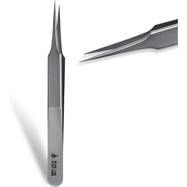 Stacy Lash STL-4 Isolation Eyelash Extension Tweezers / Supplies for ...