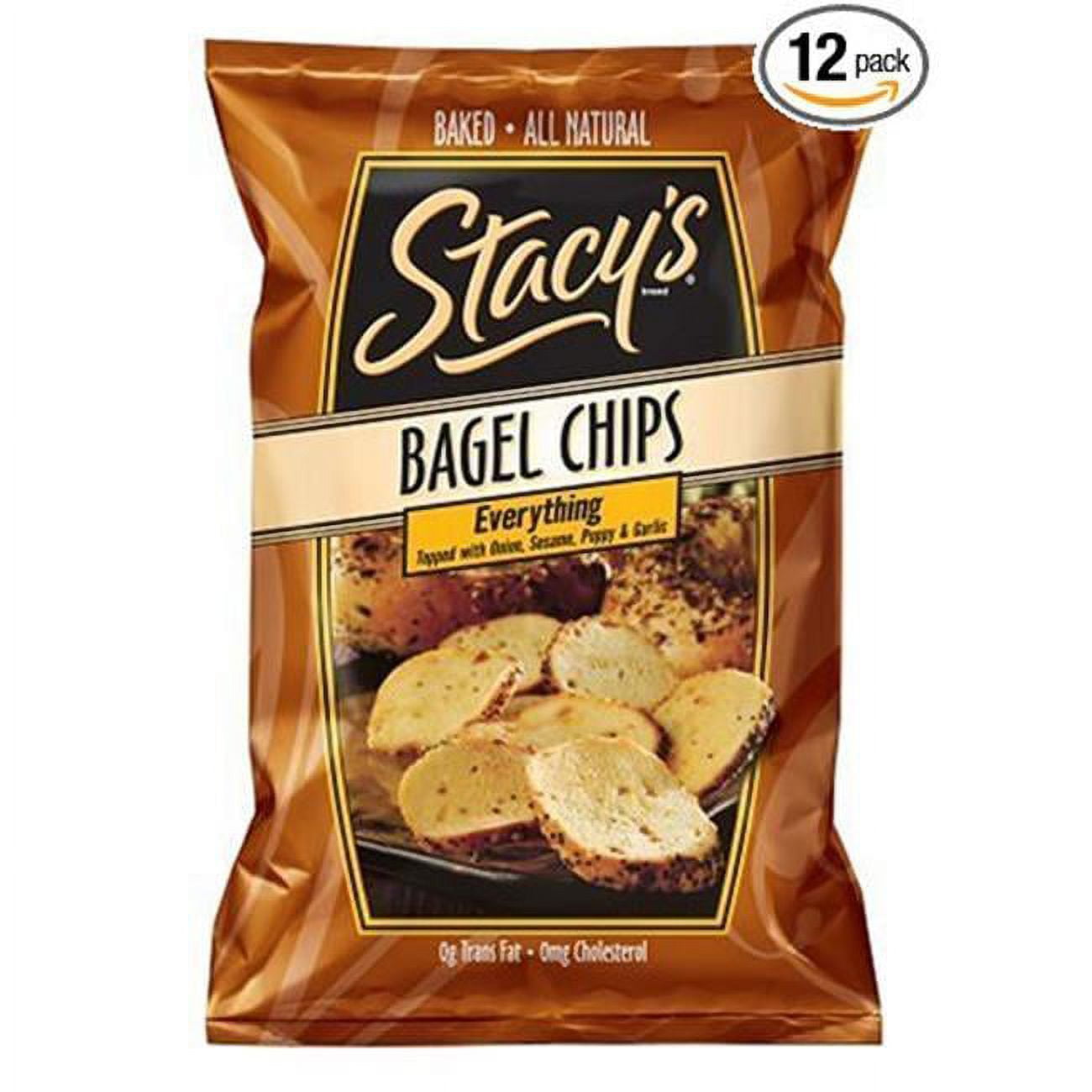 Stacys Pita Chips 7 oz Everything Bagel Chips - Walmart.com