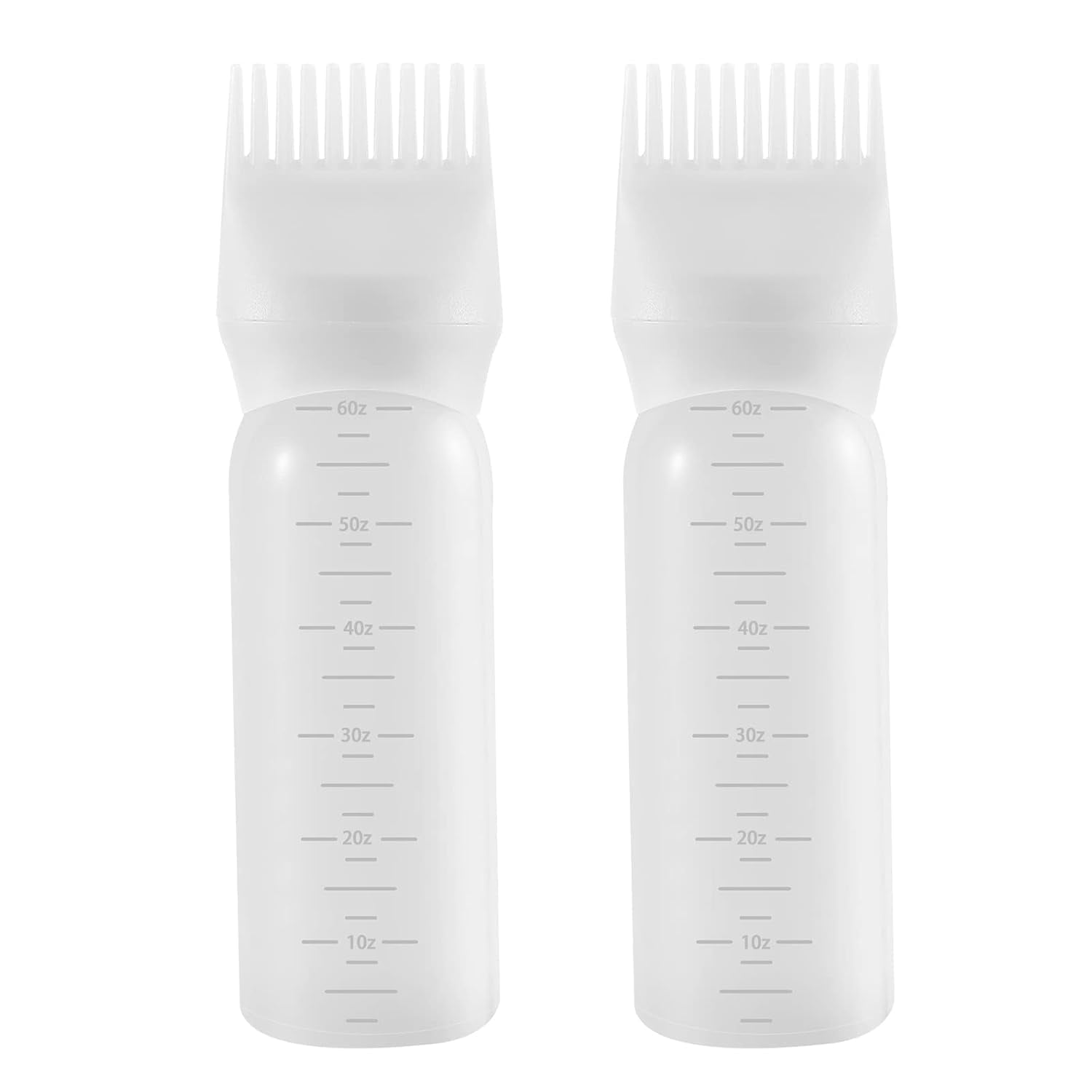 Stadash 2 Pcs Root Comb Applicator Bottle with Graduated Scale Hair Dye ...