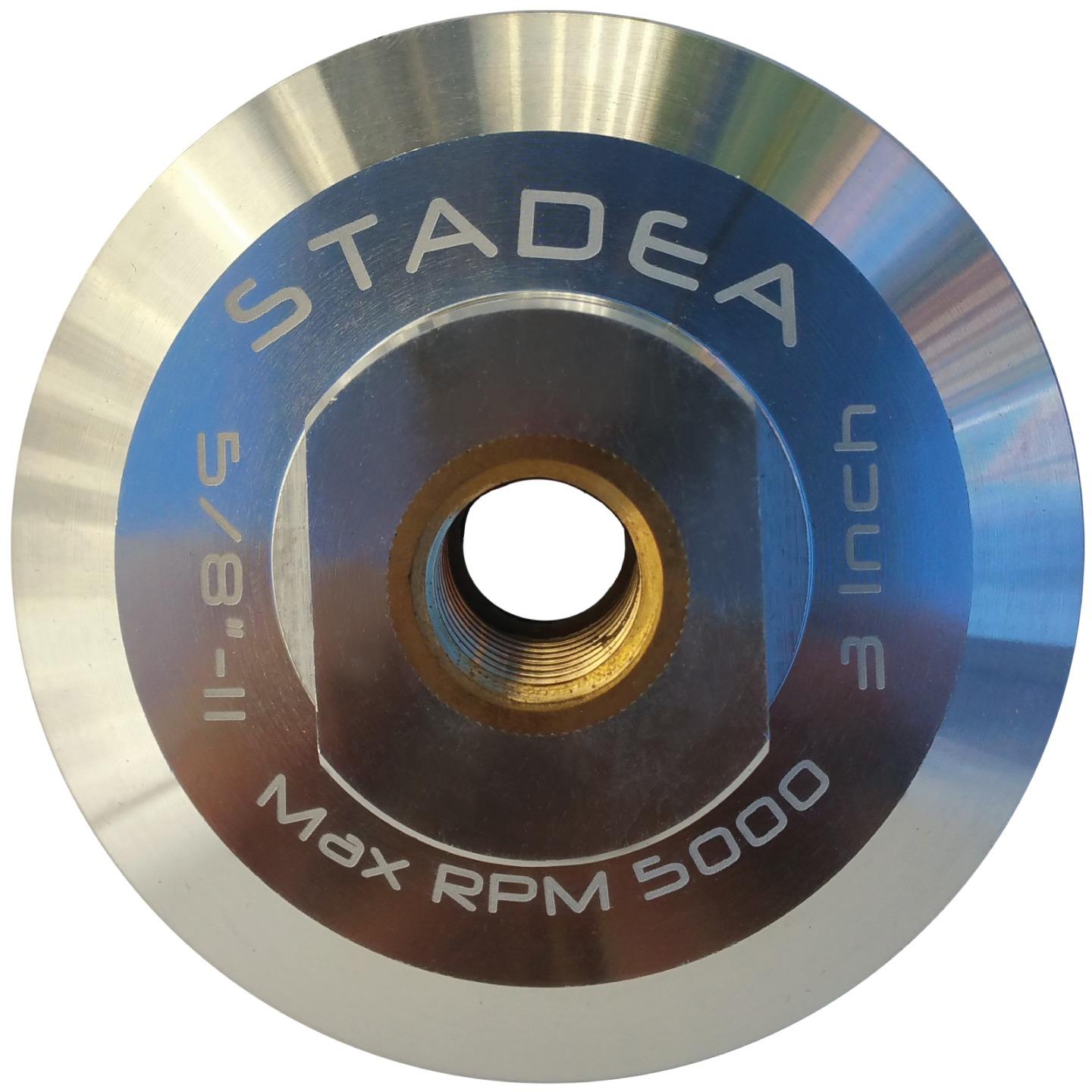 Stadea 3 Inch Hook and Loop Backing Pad With Rigid Aluminium Backing, 5 ...