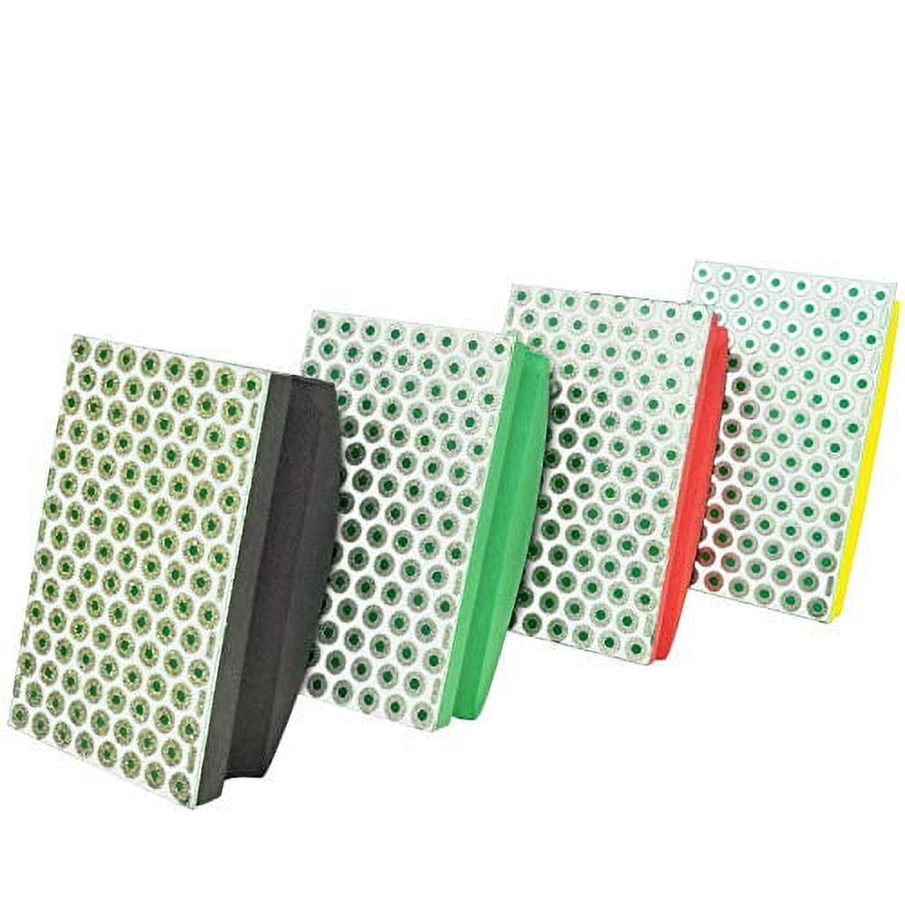 Stadea HPW107K Diamond Hand Polishing Pads - Glass Marble Concrete ...