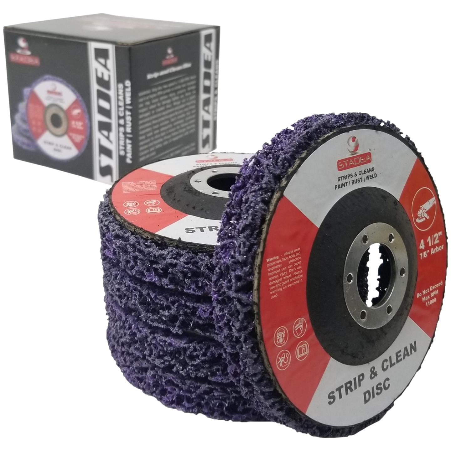 Stadea SDA102K Strip Clean Disc 4-1/2" Paint Rust Weld Stripper Remover ...