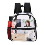 Stadium Approved Clear Mini Backpack - Heavy Duty and Waterproof ...