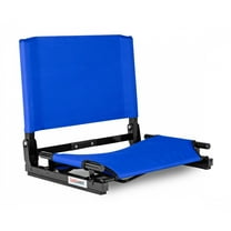 The Stadium Chair Company - Gamechanger Lightweight Folding Bleacher Seat, Grey - Walmart.com
