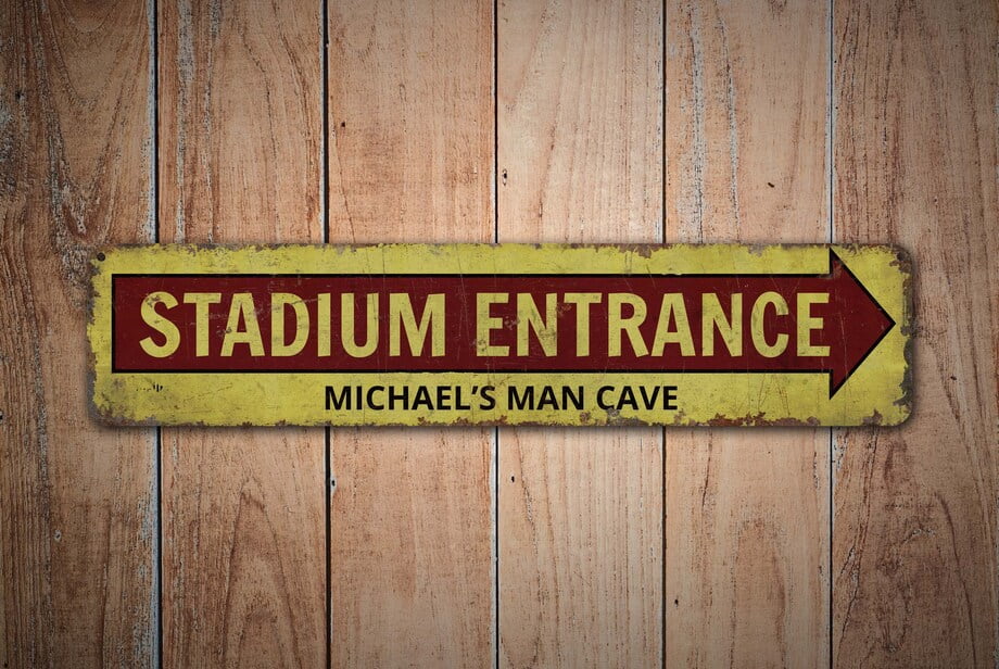 Stadium Entrance Stadium Entrance Sign Stadium Entrance Decor Vintage ...