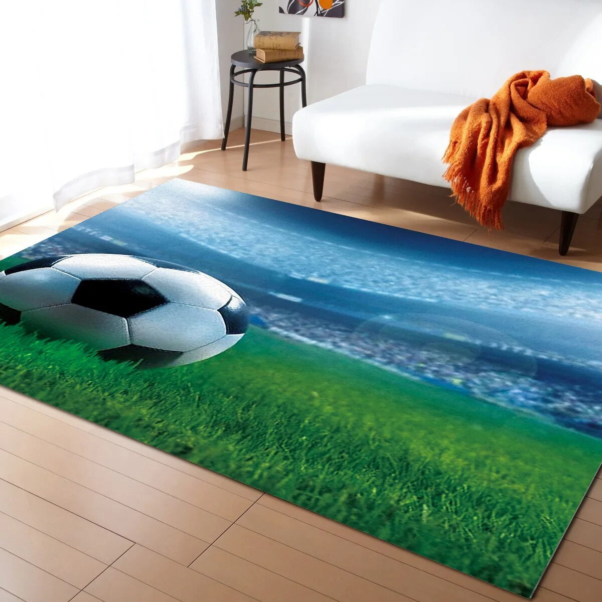 Stadium Football Living Room Carpet Coffee Table Floor Mat Study ...