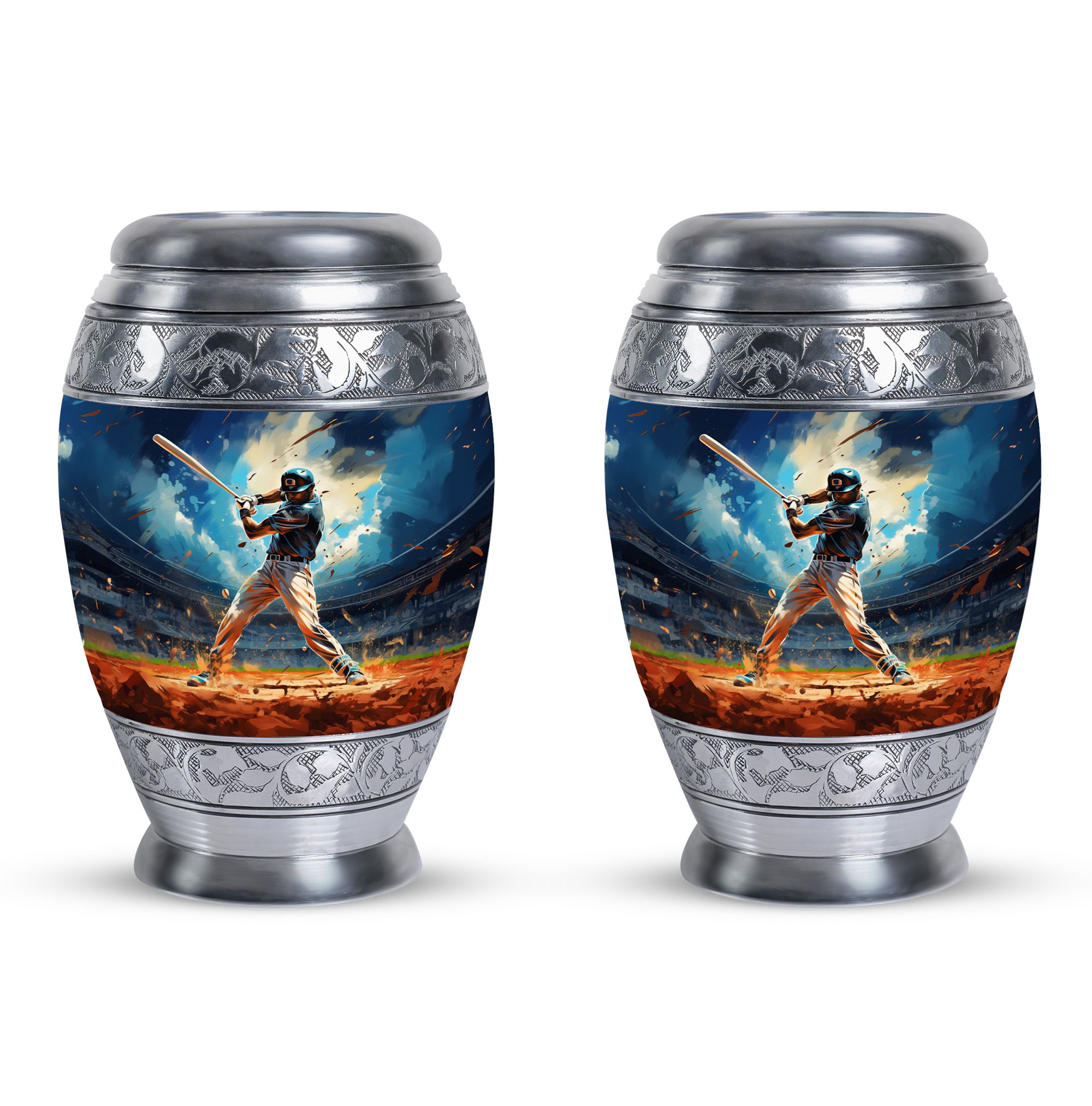 Stadium Home Run Cremation Urns For Human Ashes Adult Male - Urn For ...