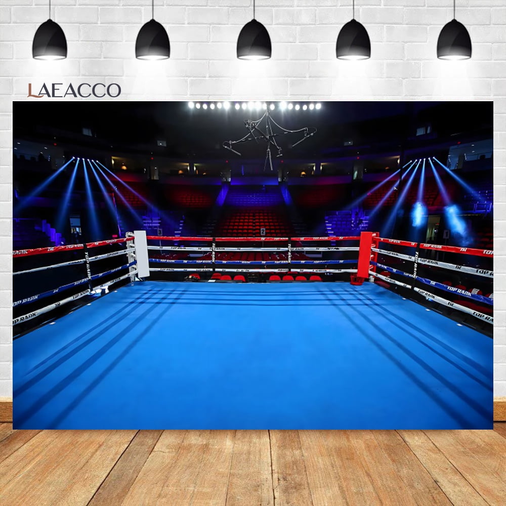 Stadium Lighting 3D Professional Boxing Arena Background Sports Match ...