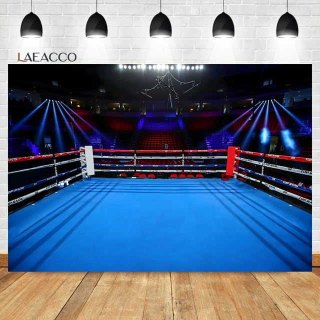 Stadium Lighting 3D Professional Boxing Arena Background Sports Match ...