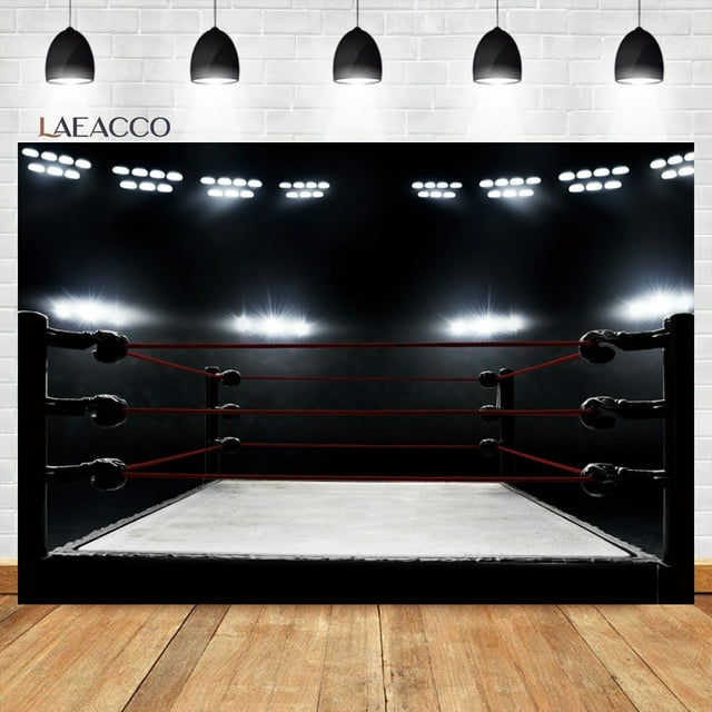Stadium Lighting 3D Professional Boxing Arena Background Sports Match ...