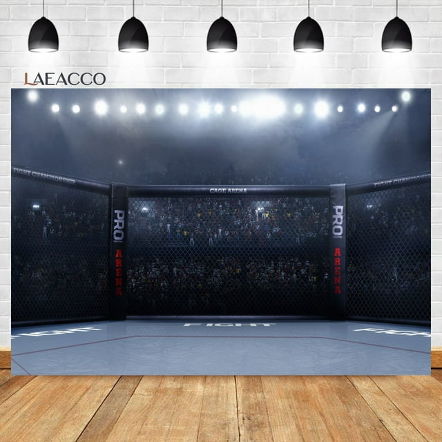 Stadium Lighting 3D Professional Boxing Arena Background Sports Match ...