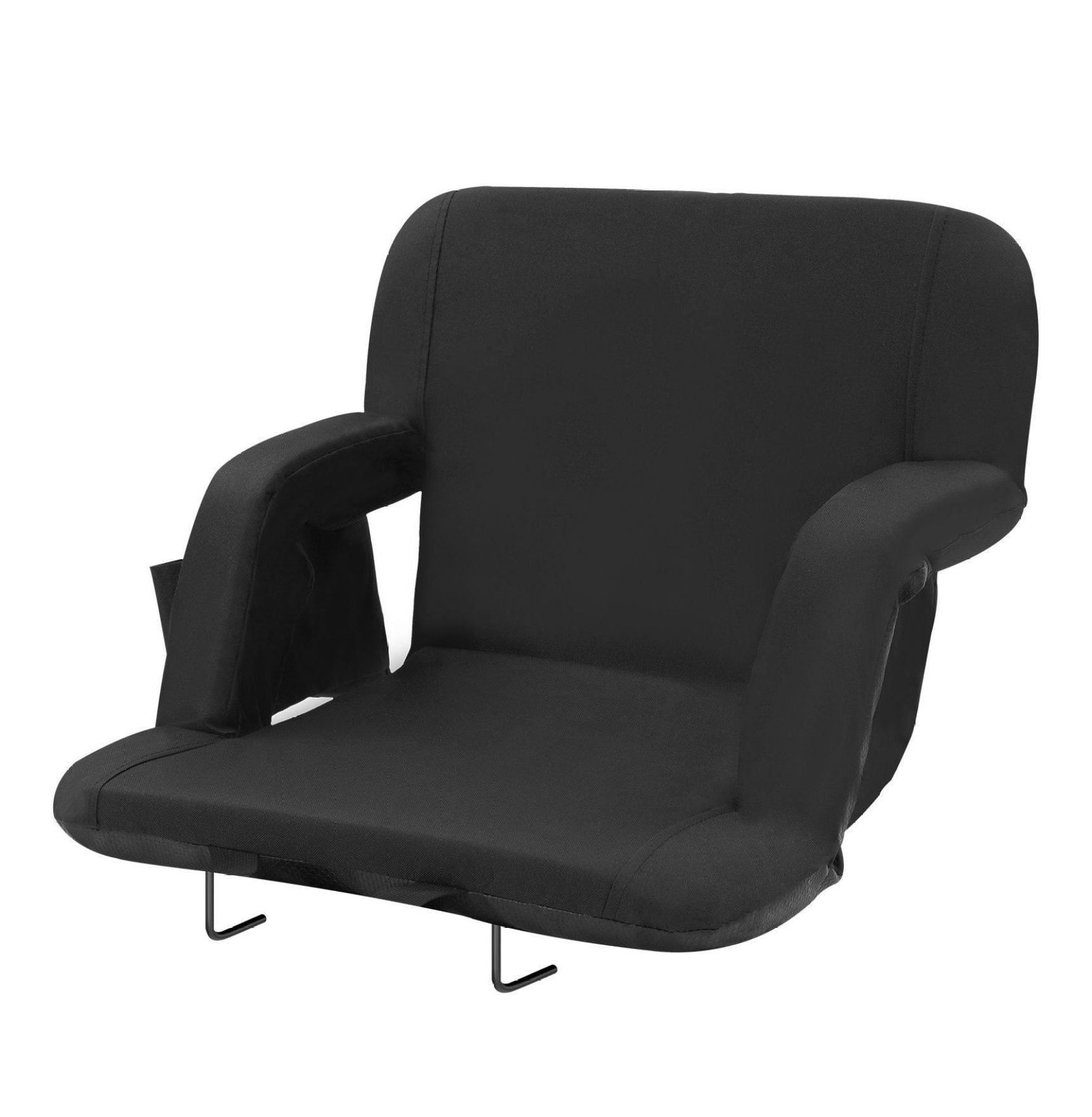 Stadium Seat with Back Support - Folding Padded Chair, Wide Bleacher ...