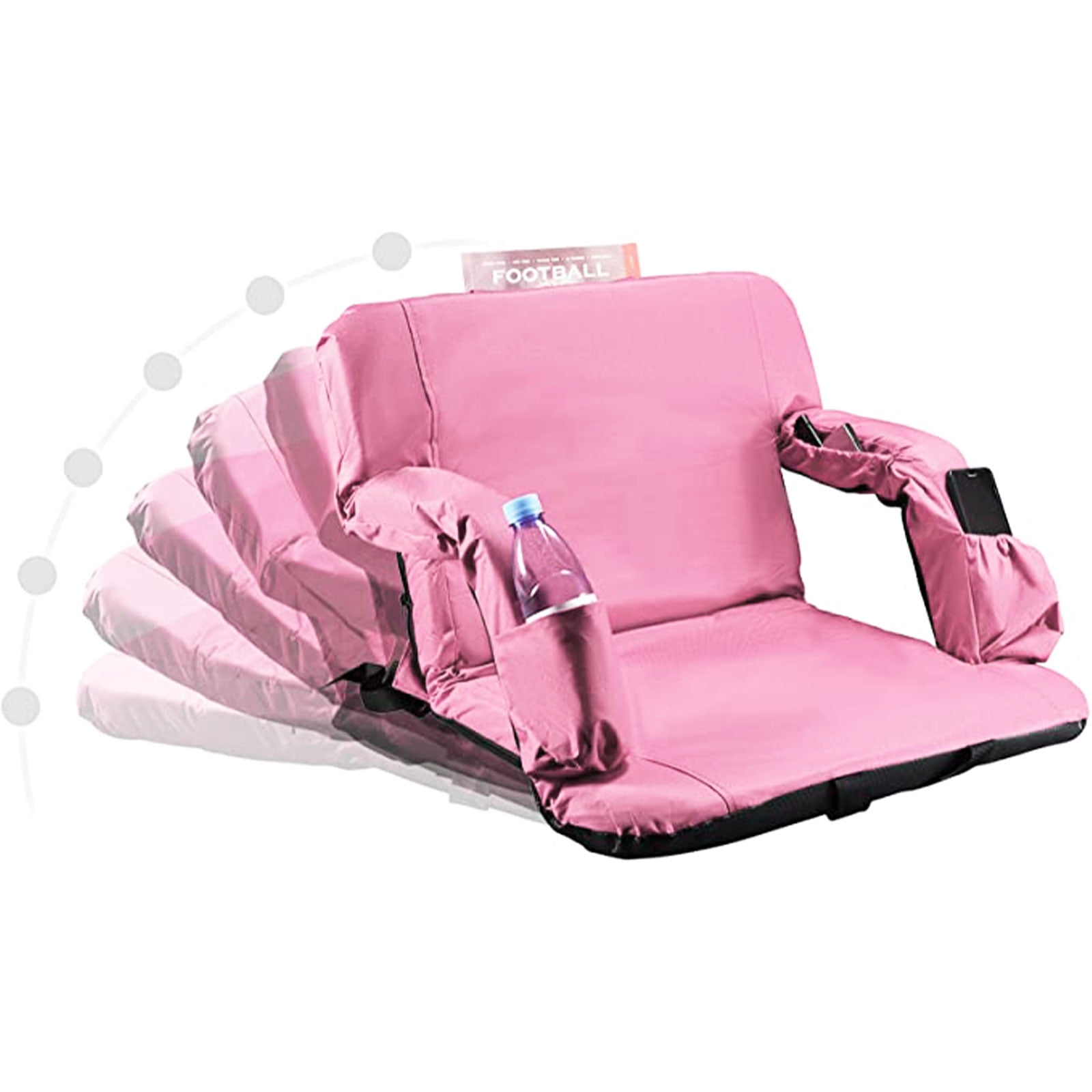 Stadium Seat for Bleacher & Bench Portable Folding Chair with Padded ...