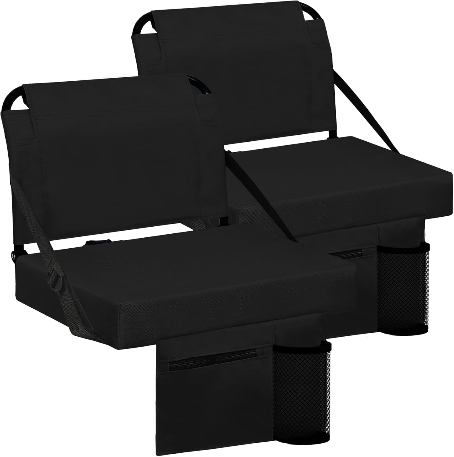 Stadium Seat for Bleachers with Back Support, Wide Padded Cushion ...